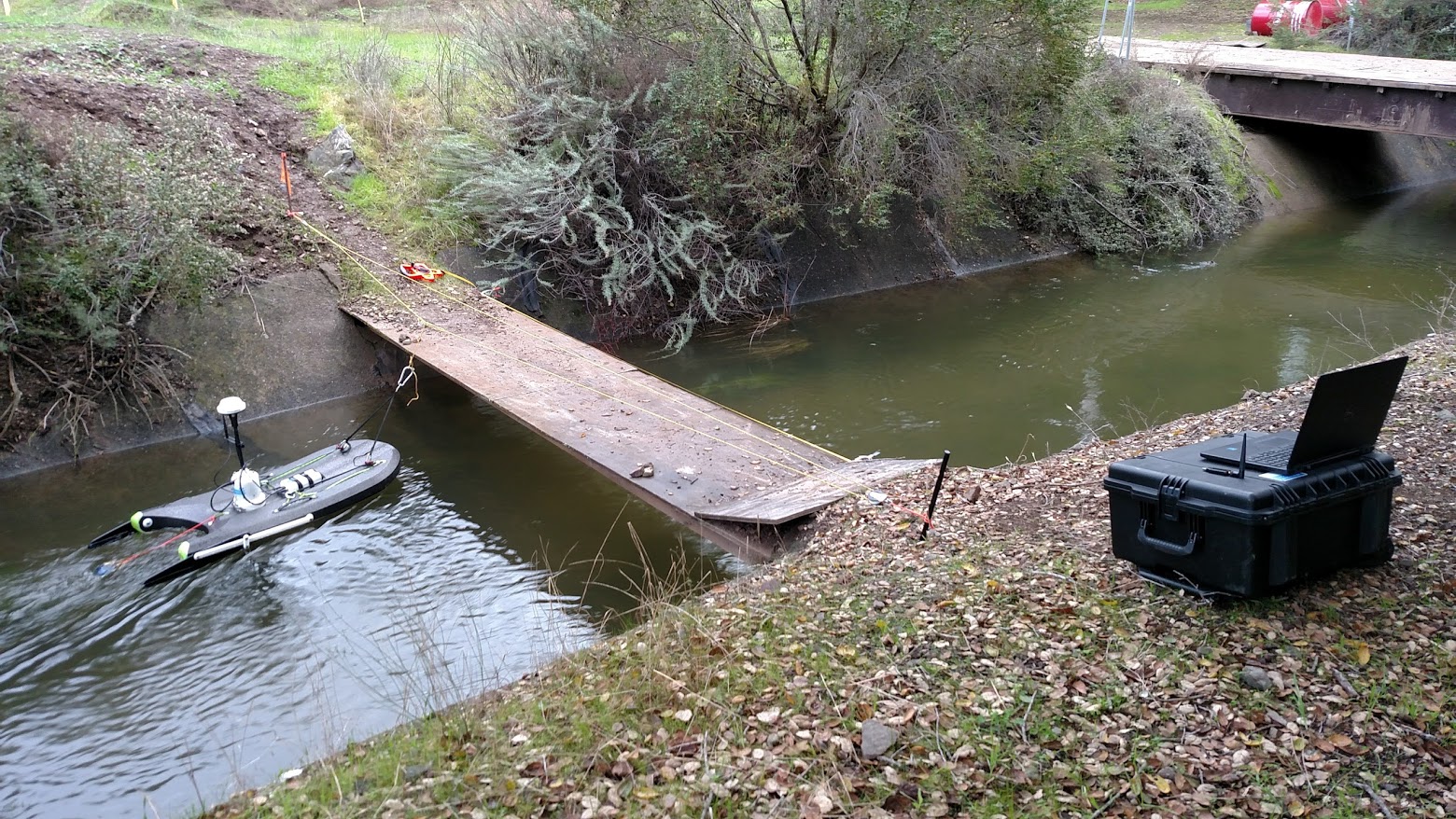 STATION 5015 - ALMADEN-CALERO CANAL AT ALMADEN DAM